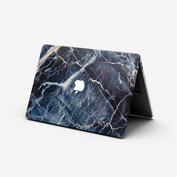 Macbook Case Set - 360 Subtle Blue Marble – Colourbanana