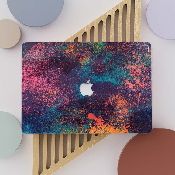 White Grid macbook air 2021 inch case from colourbanana – Colourbanana