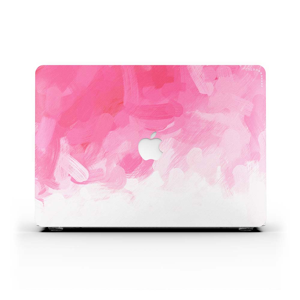 White Grid macbook air 2021 inch case from colourbanana