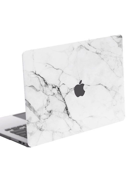 White Grid macbook air 2021 inch case from colourbanana – Colourbanana