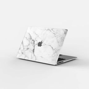 White Grid macbook air 2021 inch case from colourbanana – Colourbanana