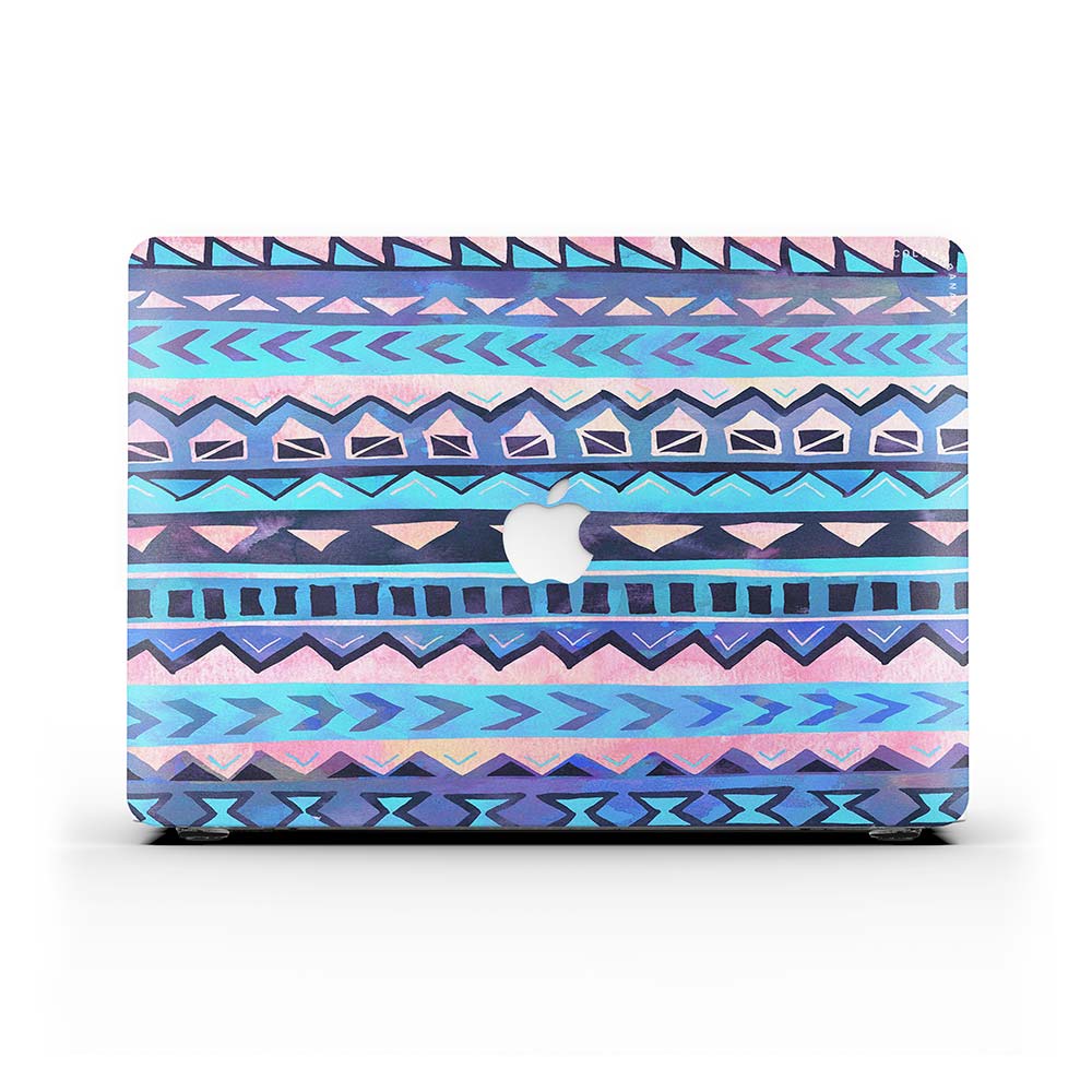 White Grid macbook air 2021 inch case from colourbanana – Colourbanana