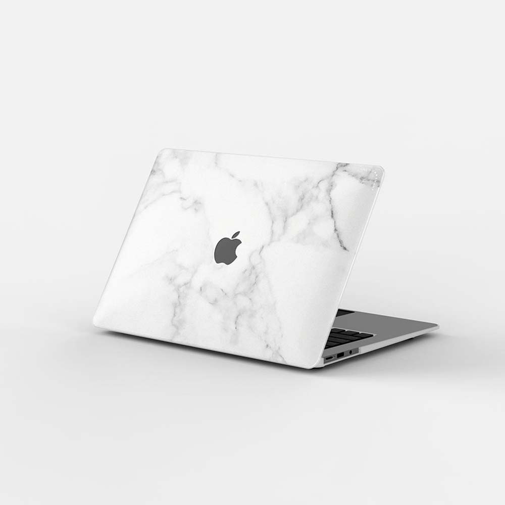 Macbook Case-White Marble – Colourbanana