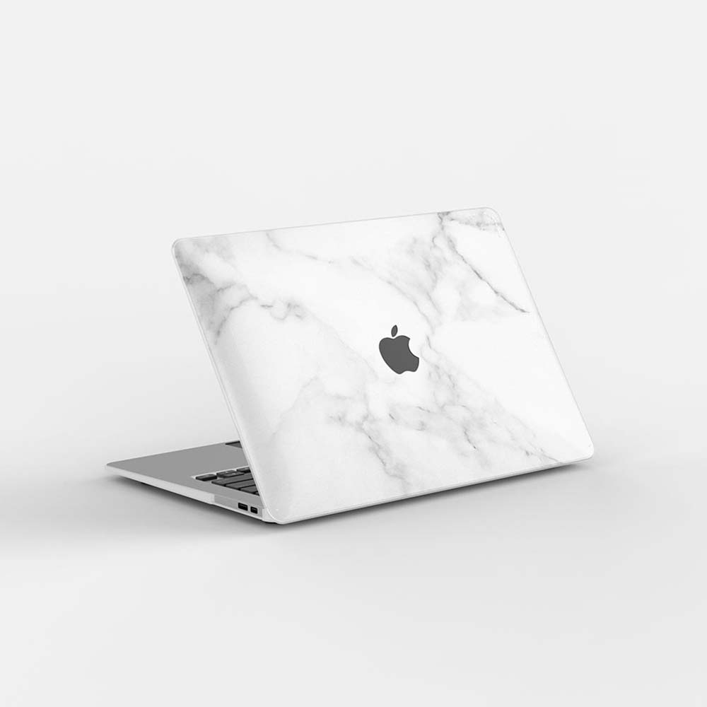 Macbook Case-White Marble – Colourbanana