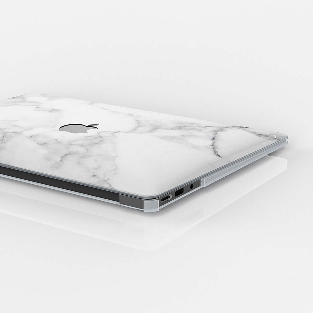 Macbook Case-White Marble – Colourbanana