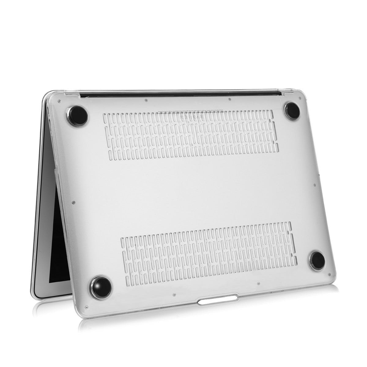 White Grid macbook air 2021 inch case from colourbanana – Colourbanana